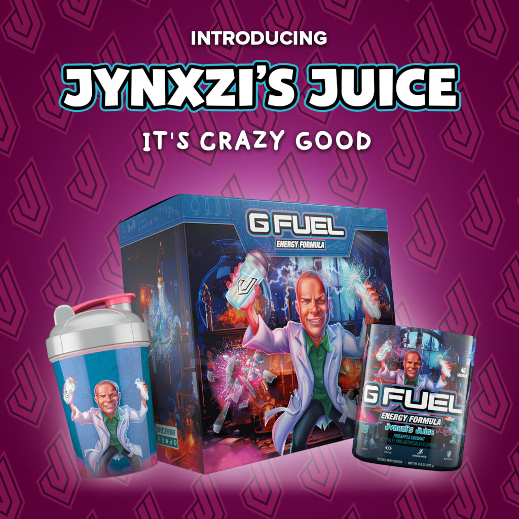 G FUEL and Jynxzi Step Into the Lab of Chaos with Jynxzi’s Juice Energy Formula - COMIC CRUSADERS