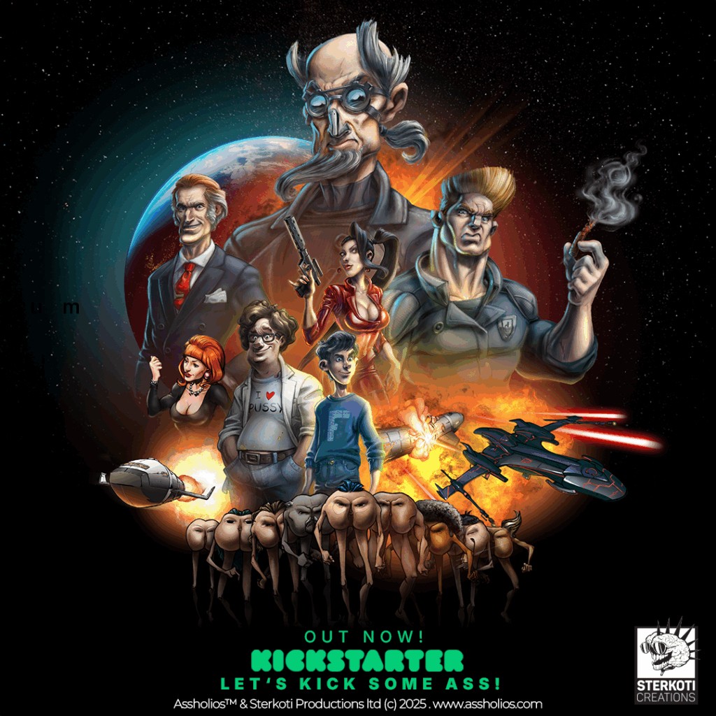 ASSHOLIOS — An Outrageous New Comic Now on Kickstarter - COMIC CRUSADERS